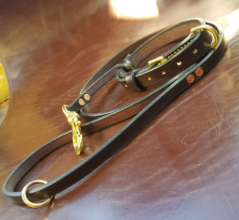 Braided English Bridle Leather Lead – The Traditional Leather Lead Company